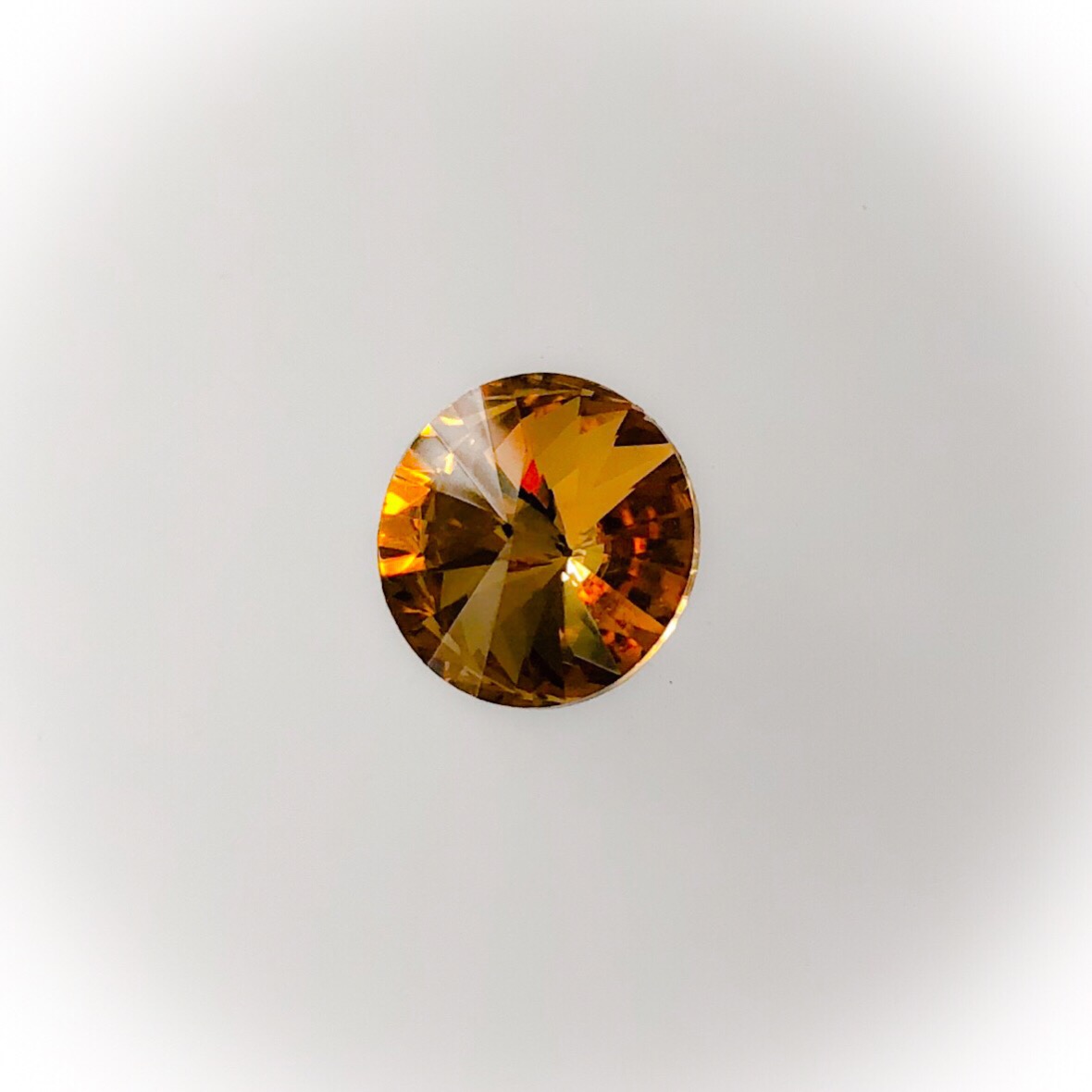 Lasi rivoli 14mm, Light colorado topaz - Bohemia Design