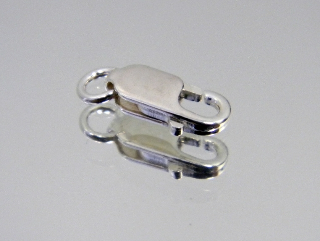 Sterling silver lobster clasp with ring 12mm - Bohemia Design
