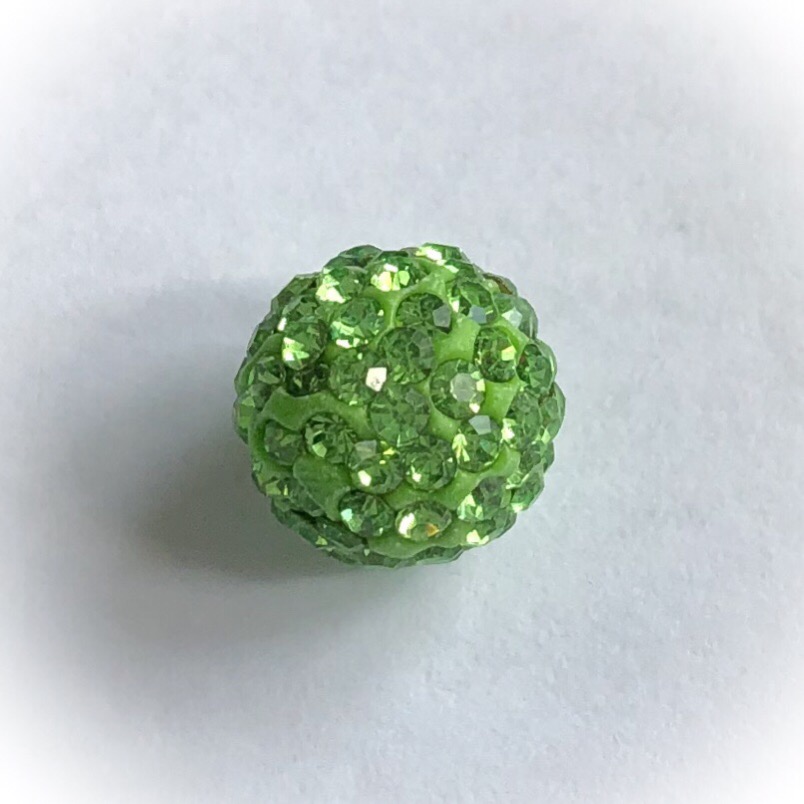 Pave helmi 10mm, Vihreä - Bohemia Design