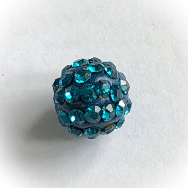 Pave helmi 10mm, Indicolite - Bohemia Design