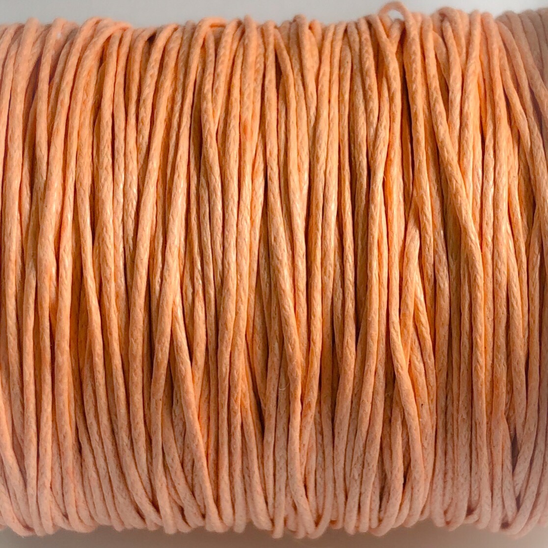 Vahattu Puuvillanauha 1mm Persikka 1 M Bohemia Design vahattu-puuvillanauha-1mm-persikka-1-m-bohemia-design