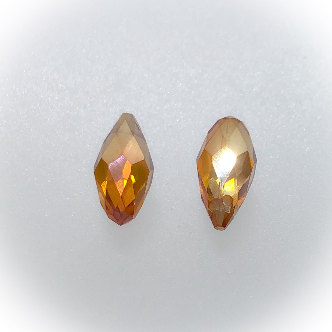 Kristalli brioletti 12x6mm celsian, 2kpl - Bohemia Design